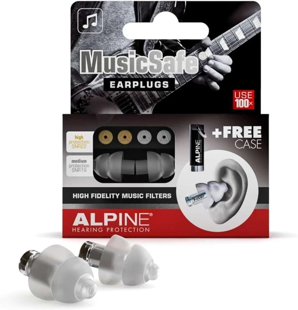 ALPINE MUSICSAFE EAR Plugs Hearing Protection for Musicians - 2 Filter ...
