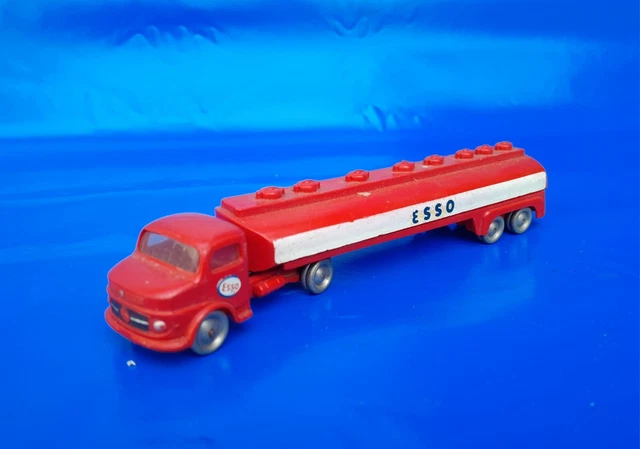 LEGO 650 MERCEDES ESSO Tanklastwagen Rot Modellauto 1 : 87 EUR 37,00 ...