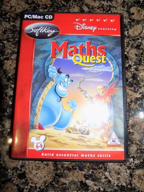 DISNEY'S MATHS QUEST & Aladdin $11.97 - PicClick AU