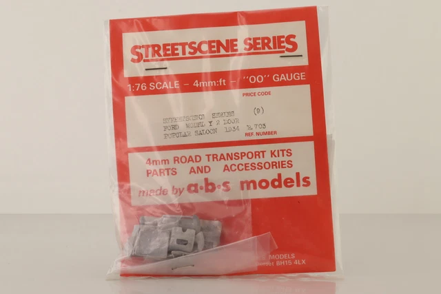 ABS MODELS R703; 1934 Ford Model Y Popular; White Metal Kit; Unbuilt £ ...