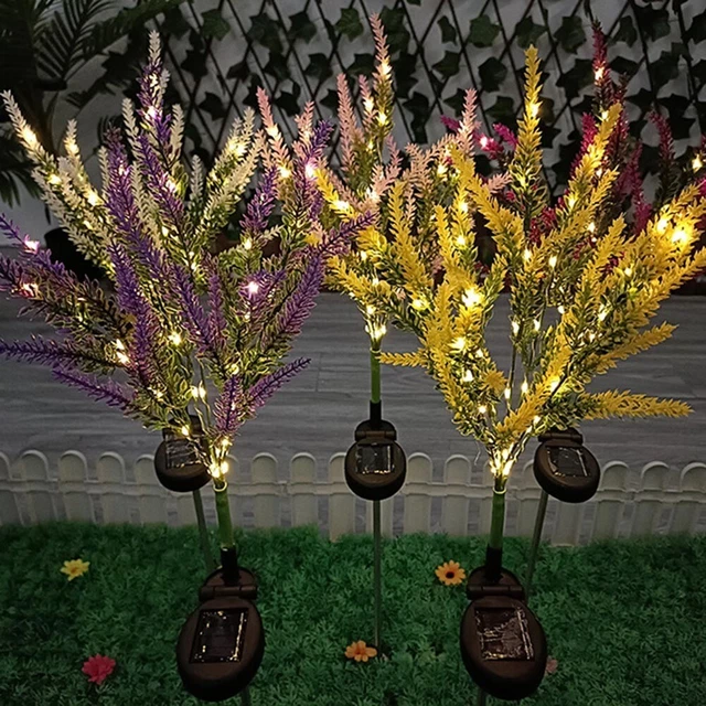 MAKE YOUR YARD Stand Out with Solar Lavender Lights Waterproof and Easy ...