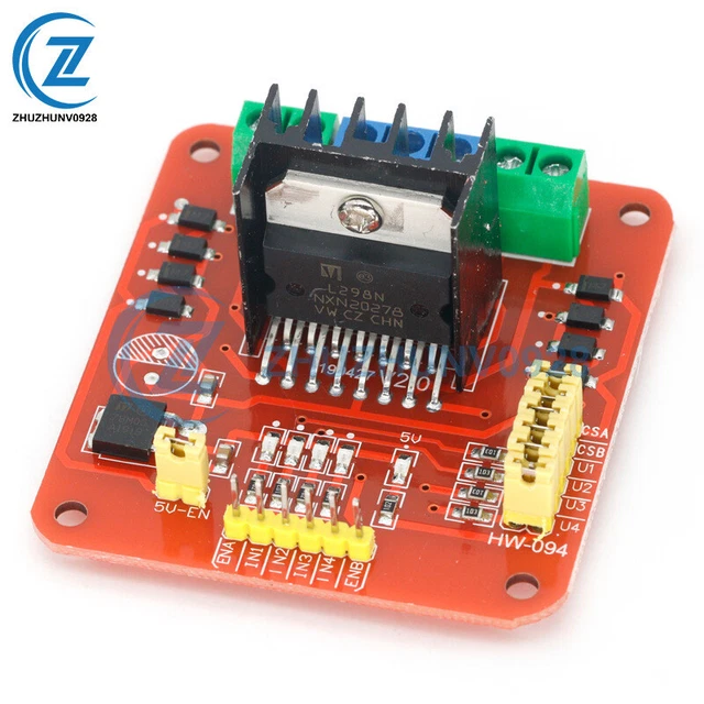 DC MOTOR DRIVER Module L298N Dual H Bridge DC Stepper Motor for Arduino ...