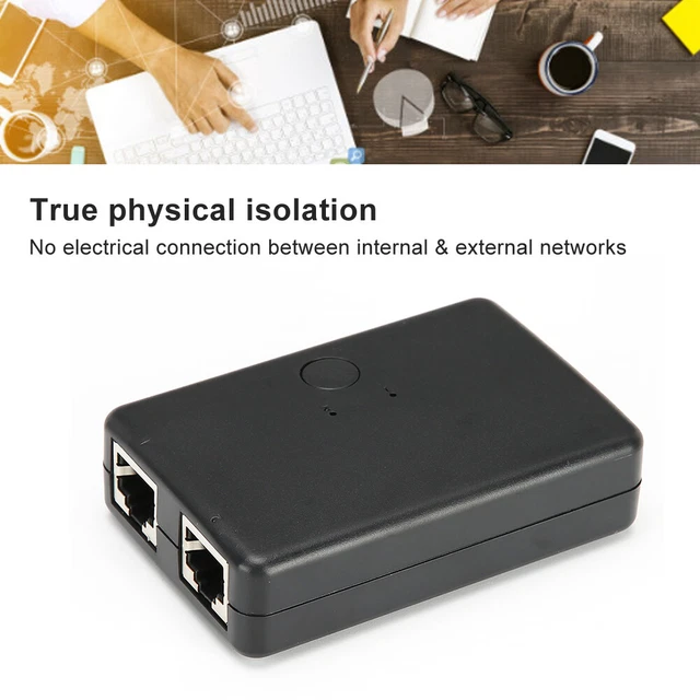 RJ21 100 MHZ dispositivo di condivisione switch di rete 2 in 1 uscita o ...