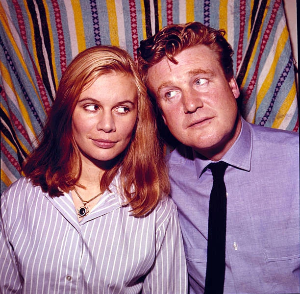 WELSH ACTOR DONALD Houston Posed With English Actress Joanna D 1960s ...