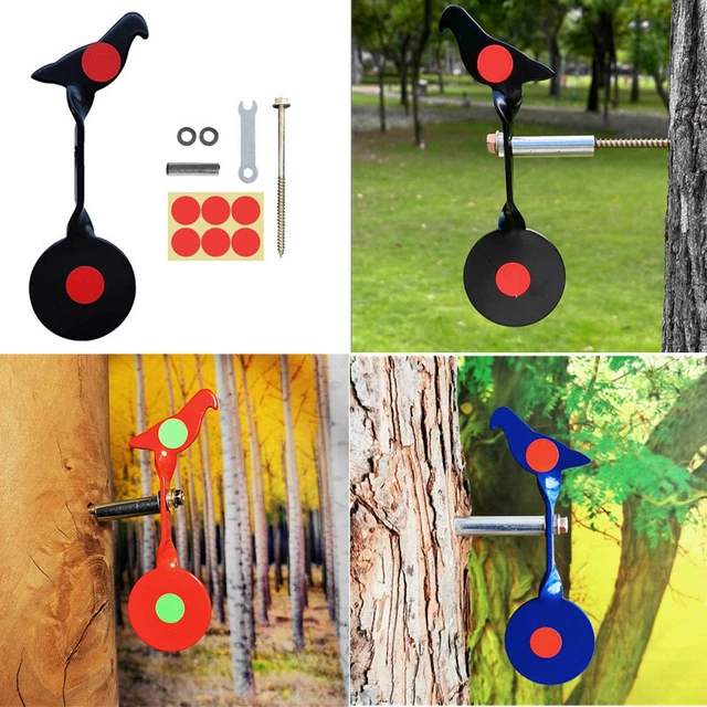 BIRD SHAPED TARGET Hunt Target Shooting Target Plates Bullseye Air Gun ...