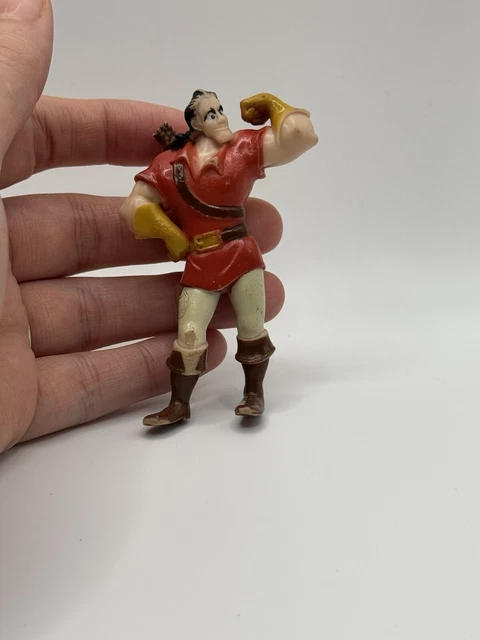 GASTON DISNEY VILLAIN BEAUTY AND THE BEAST PVC TOY Playset Figure 3 ...