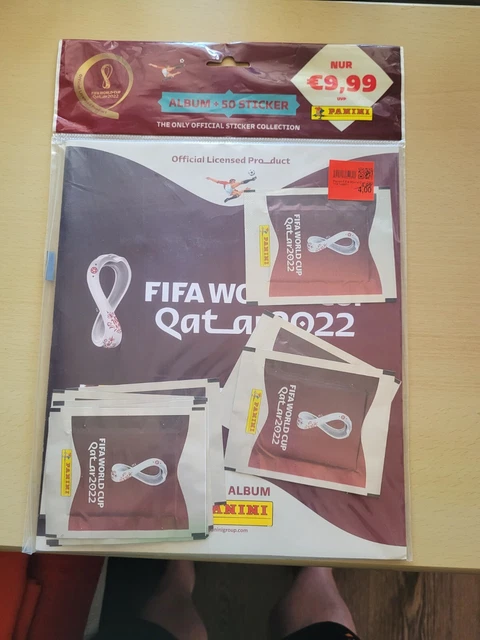PANINI FIFA WORLD Cup WM 2022 Qatar Katar- Starter Pack - Leeralbum + 50 Sticker EUR 12,00 ...