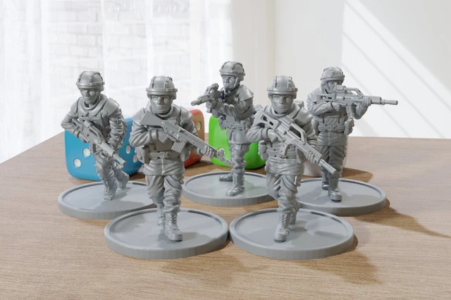 BUNDESWEHR PANZERGRENADIER UNITÉ - Moderne Wargaming Miniatures pour ...