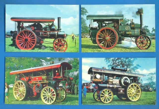THE TRACTION ENGINE.SET Of Twelve Cards Issued By Brook Motors Ltd ...