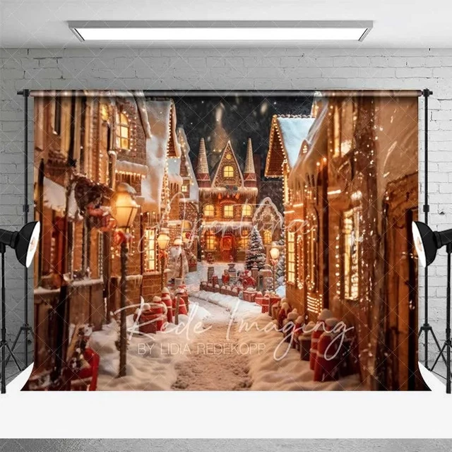 PEARL WINDOW SNOWY Forest Scene Christmas Backdrop $37.92 - PicClick AU