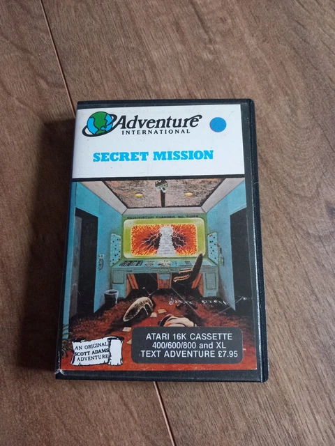 ATARI XE XL secret mission Adventure international £18.40 - PicClick UK