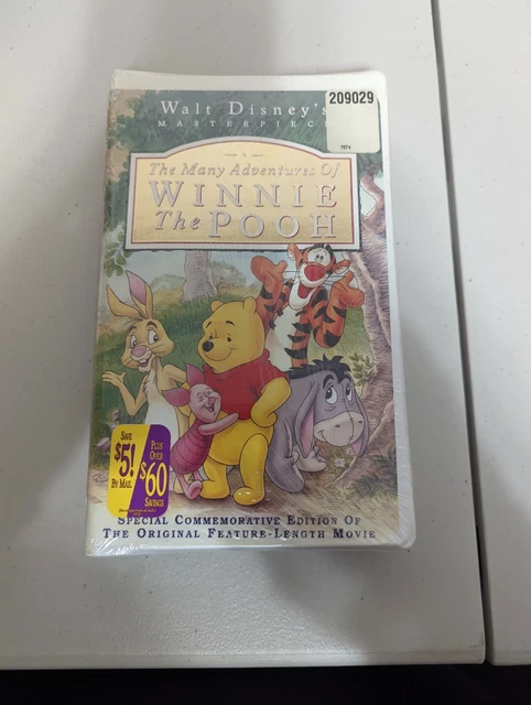 The Many Adventures Of Winnie The Pooh Vhs 1996 New Sealed £13 10