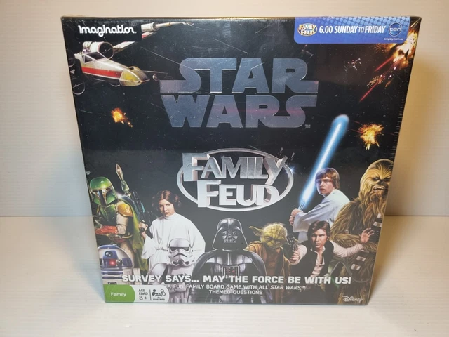STAR WARS FAMILY Feud Board Game - BRAND NEW Sealed $30.00 - PicClick AU