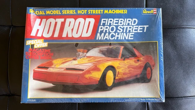 REVELL HOT ROD 1980's Firebird Pro Street Machine 1/25 Scale Model Kit ...