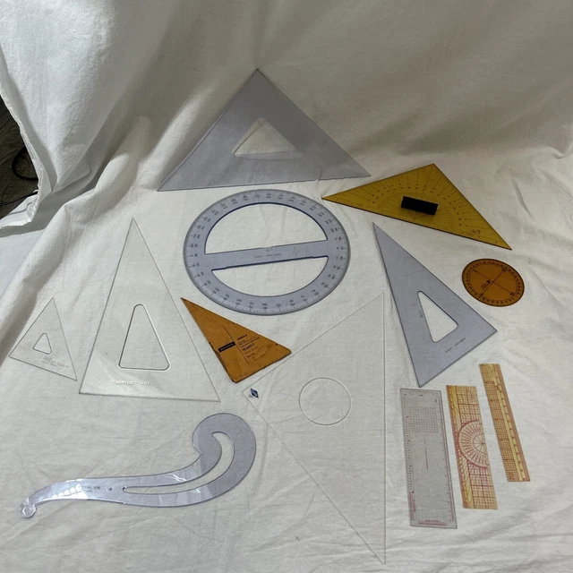 Vintage Engineering Technical Drafting Drawing Survey Instrument Set Tools Lot £46 39 Picclick Uk