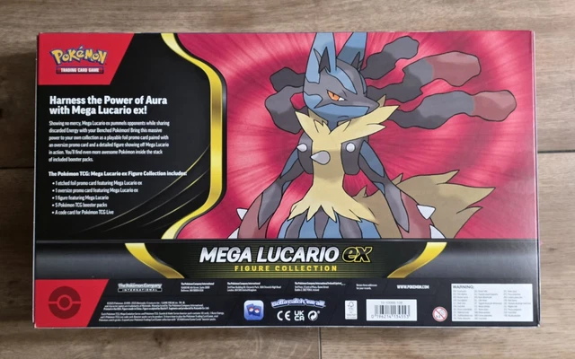 POKEMON TCG MEGA Lucario ex Premium Figure Collection Box Factory ...