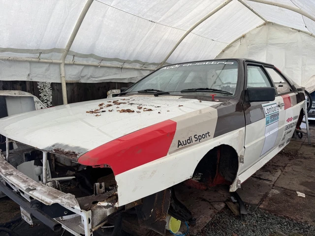 AUDI UR QUATTRO turbo 1983 shell MSA log booked rally shell £0.99 ...
