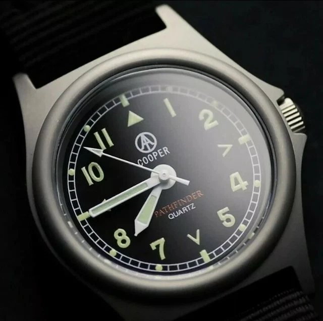 COOPER PATHFINDER W rare Parachute Regiment logo, Military watch 100m ...