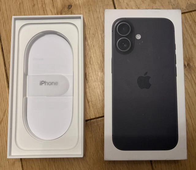APPLE IPHONE 16 128GB, Black, EMPTY BOX ONLY £8.66 - PicClick UK