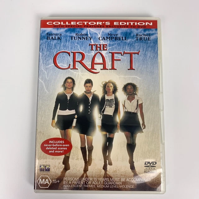 THE CRAFT (DVD, 1996) Fairuza Balk Robin Tunney Neve Campbell Region 4 ...