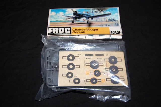 FROG 1/72 SCALE Vought F4U-1D Corsair Mk.IV Model Kit 1972 First ...