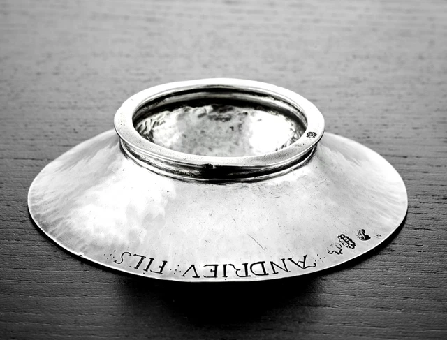 JOSEPH ROGE : Taste Vin à ombilic en Argent massif XVIIIème BORDEAUX ...