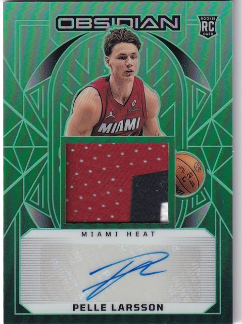 2024-25 PANINI OBSIDIAN NBA No. 208 Pelle Larsson Rookie Patch Auto 17/ ...