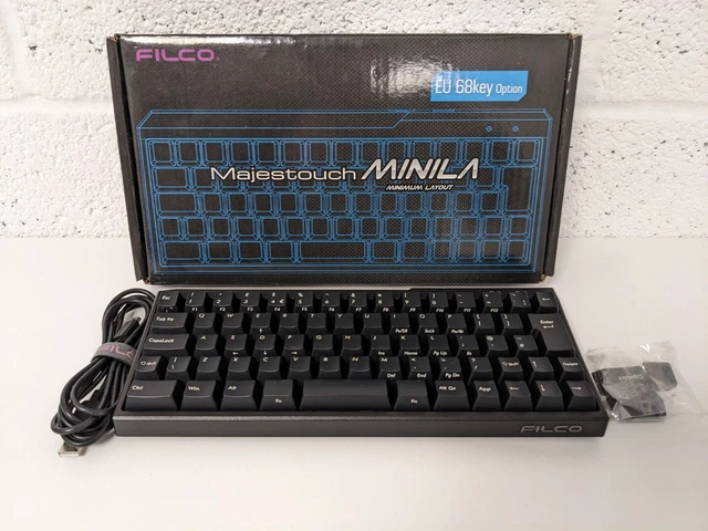 FILCO MAJESTOUCH MINILA Minimum Layout Keyboard 68 Key MX Blue Switch £ ...