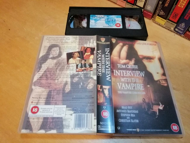 INTERVIEW WITH THE VAMPIRE - 1994 Warner VHS - Brad Pitt + Tom Cruise ...