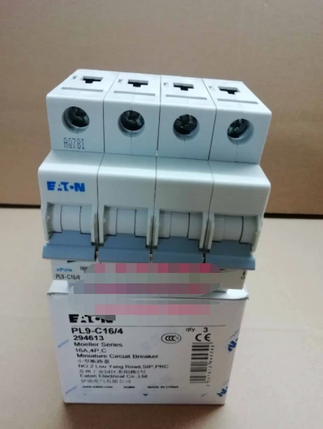 NEW EATON MOELLER PL9 Series PL9-C10,C16..C63/4 Circuit Breaker 4P C ...