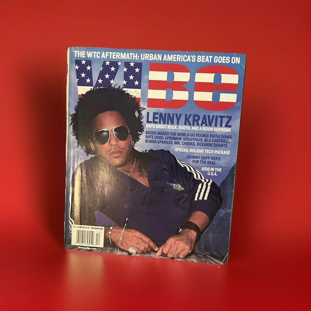 VIBE MAGAZINE (2001) Lenny Kravitz Cover £38.02 - PicClick UK