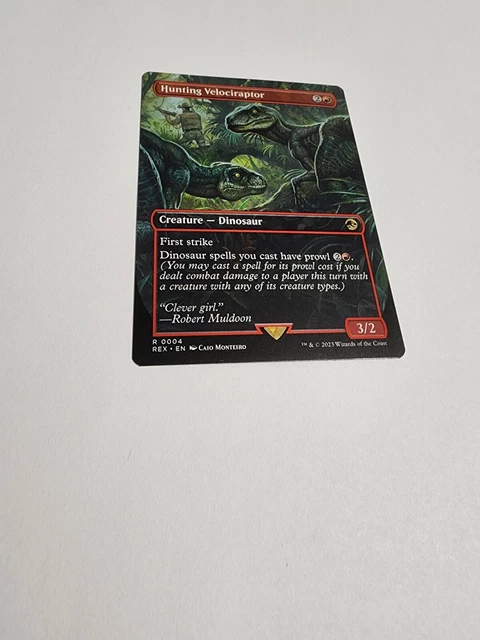 VÉLOCIRAPTOR DE CHASSE MTG Jurassic World Collection 0004 rare EUR 38 ...