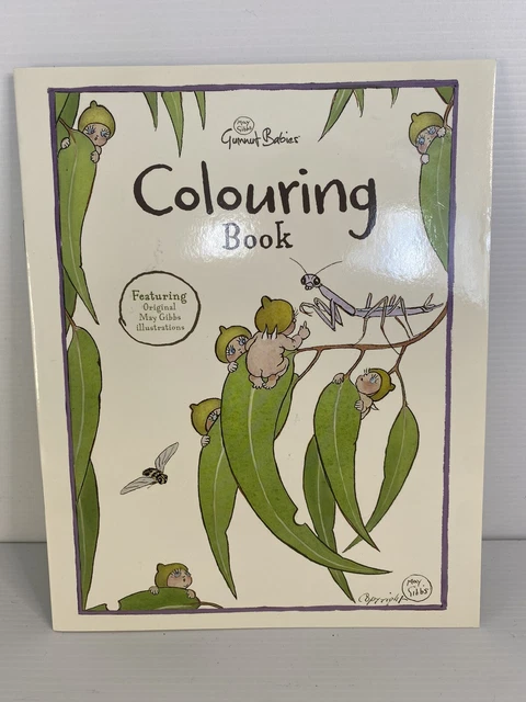 MAY GIBBS GUMNUT Babies Colouring In book never used 2019 Scholastic ...