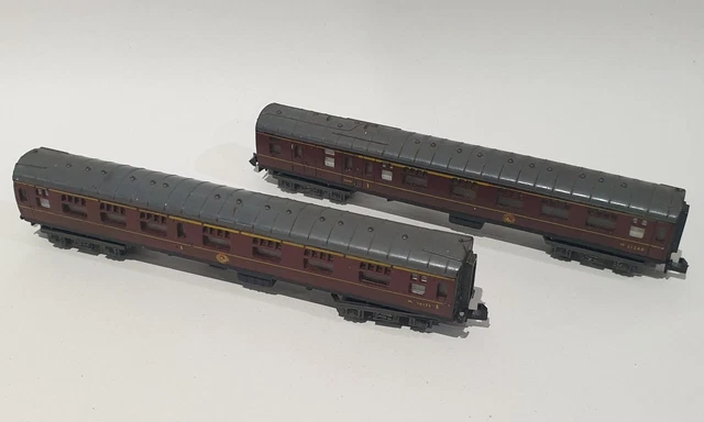 2 X MINITRIX / TRIX N GAUGE COACHES M16171 & M21240 £12.50 - PicClick UK