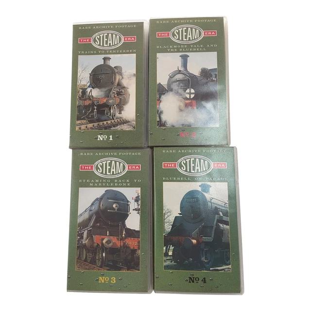 THE STEAM ERA Complete VHS Set - Rare Archive Railway Footage ...