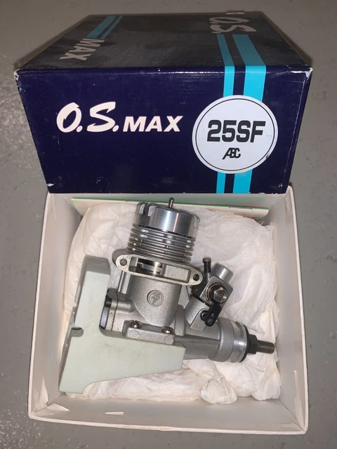O.S. MAX 25SF Verbrenner-Motor mit Schalldämpfer und viel Zubehör EUR 149,00 - PicClick DE