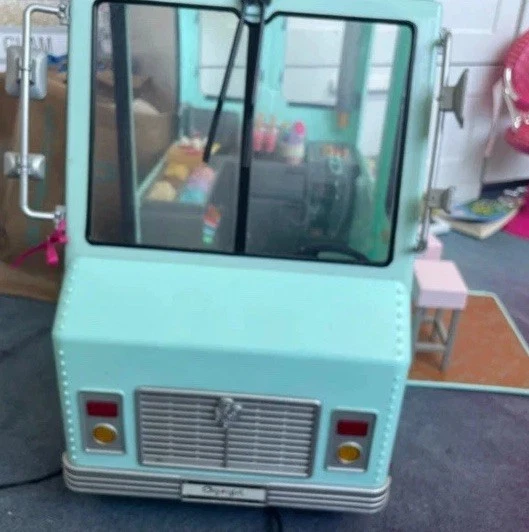 OUR GENERATION ICE Cream Truck Sweet Stop Doll Playset 100+ Pieces £37. ...