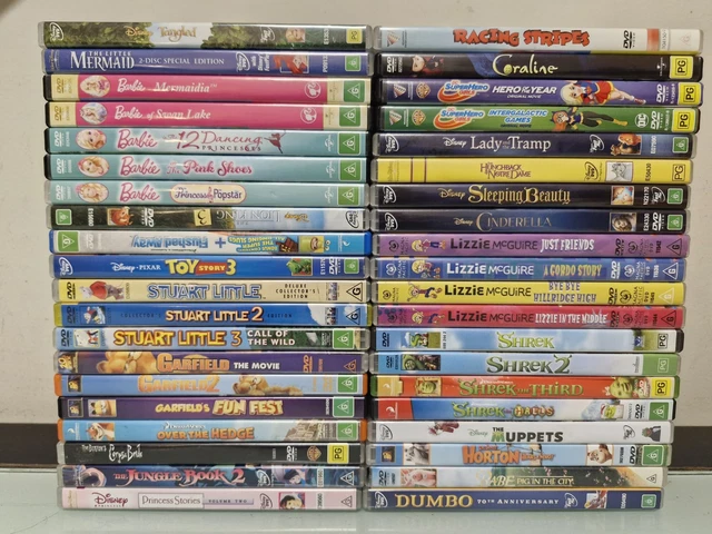KIDS DVDS BULK x40 - Girls Disney | Coraline | Lizzie Mcguire | Super ...