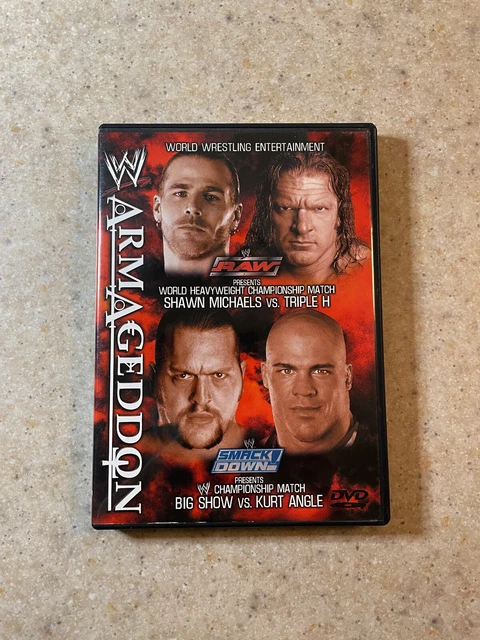 WWE ARMAGEDDON 2002 DVD - Shawn Michaels Vs Triple H/Big Show Vs Kurt ...