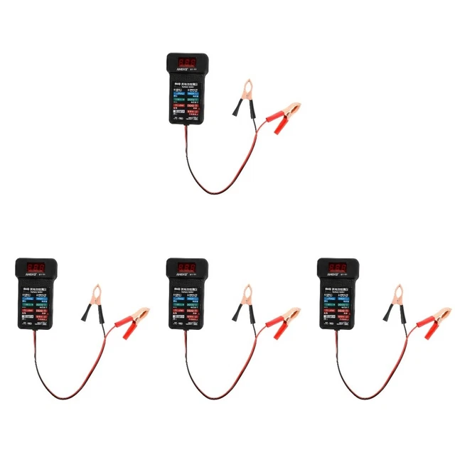 4PCS BATTERIES ANALYZING Tester Car Battery Tester Device Battery ...