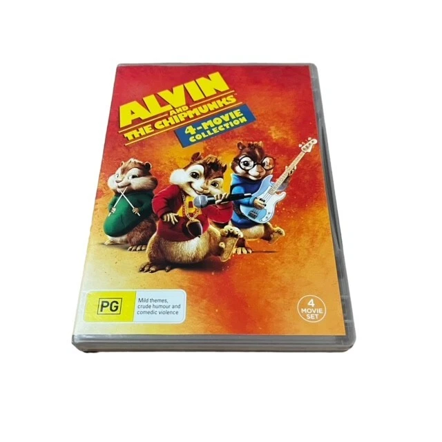 ALVIN AND THE Chipmunks 4 Movie Collection Animation Kids Family Region ...