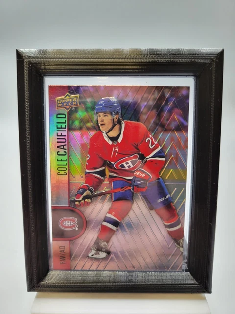 UD TIM HORTONS 2022-23 COLE CAUFIELD HOCKEY CARD #113 Rookie MTL WITH ...