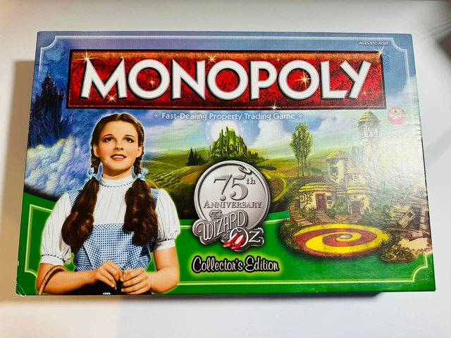 MONOPOLY: THE WIZARD of Oz 75th Anniversary Collector's Edition ...