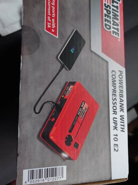 ULTIMATE SPEED 4 in 1 Powerbank with Compressor UPK 10 E2 14Ah £59.95 ...