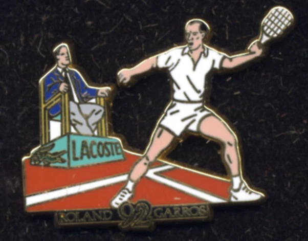 PIN'S ROLAND GARROS 1992- Lacoste (cartouche noir) - Arthus Bertrand EUR 8,00 - PicClick FR