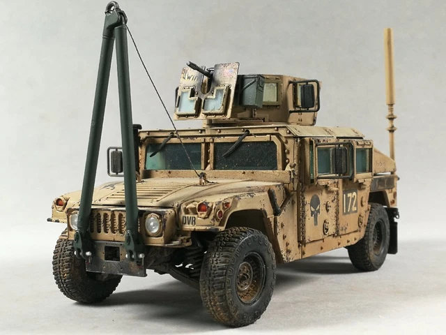 1/35 US ARMY Hummer Troop Transport Armored Vehicle Assembled And ...