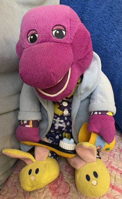 BARNEY INTERACTIVE BRUSH Your Teeth Singing Toy Vintage 2003 Partially ...