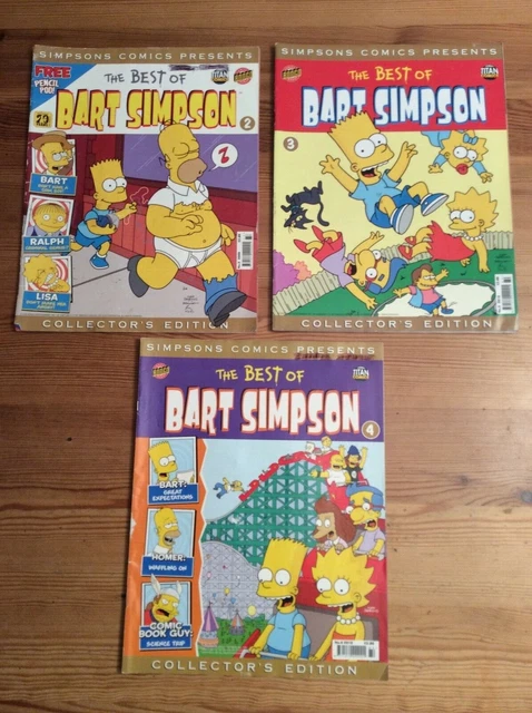 THE BEST OF Bart Simpson comic Collectors Edition bundle issue 2,3,4 £7 ...