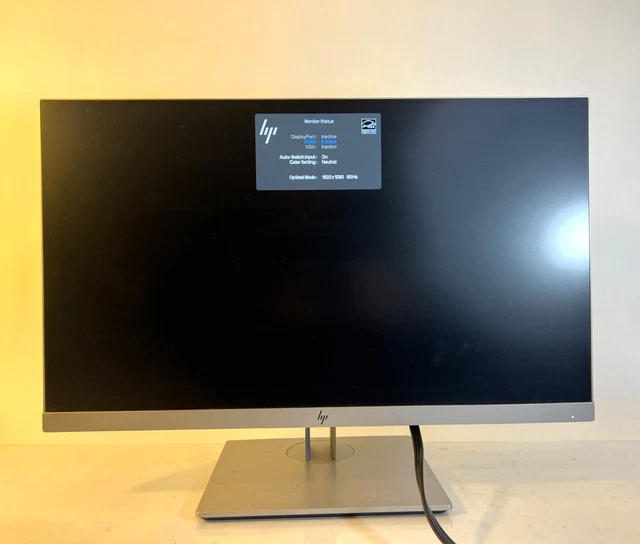 HP ELITEDISPLAY E233 23" Widescreen HDMI LED Monitor 1920x1080 w/ Stand ...