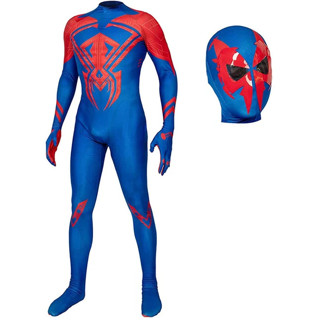 The Across Spider Verse Spiderman Miles Morales Jumpsuit Suit Cosplay